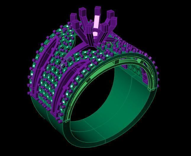 Rings 3D model 3D printable | CGTrader