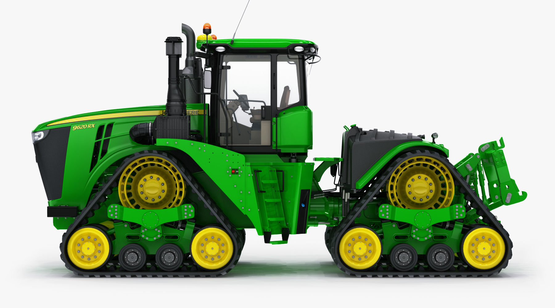 John Deere 9620 RX Tracked Power Tractor 3D model | CGTrader