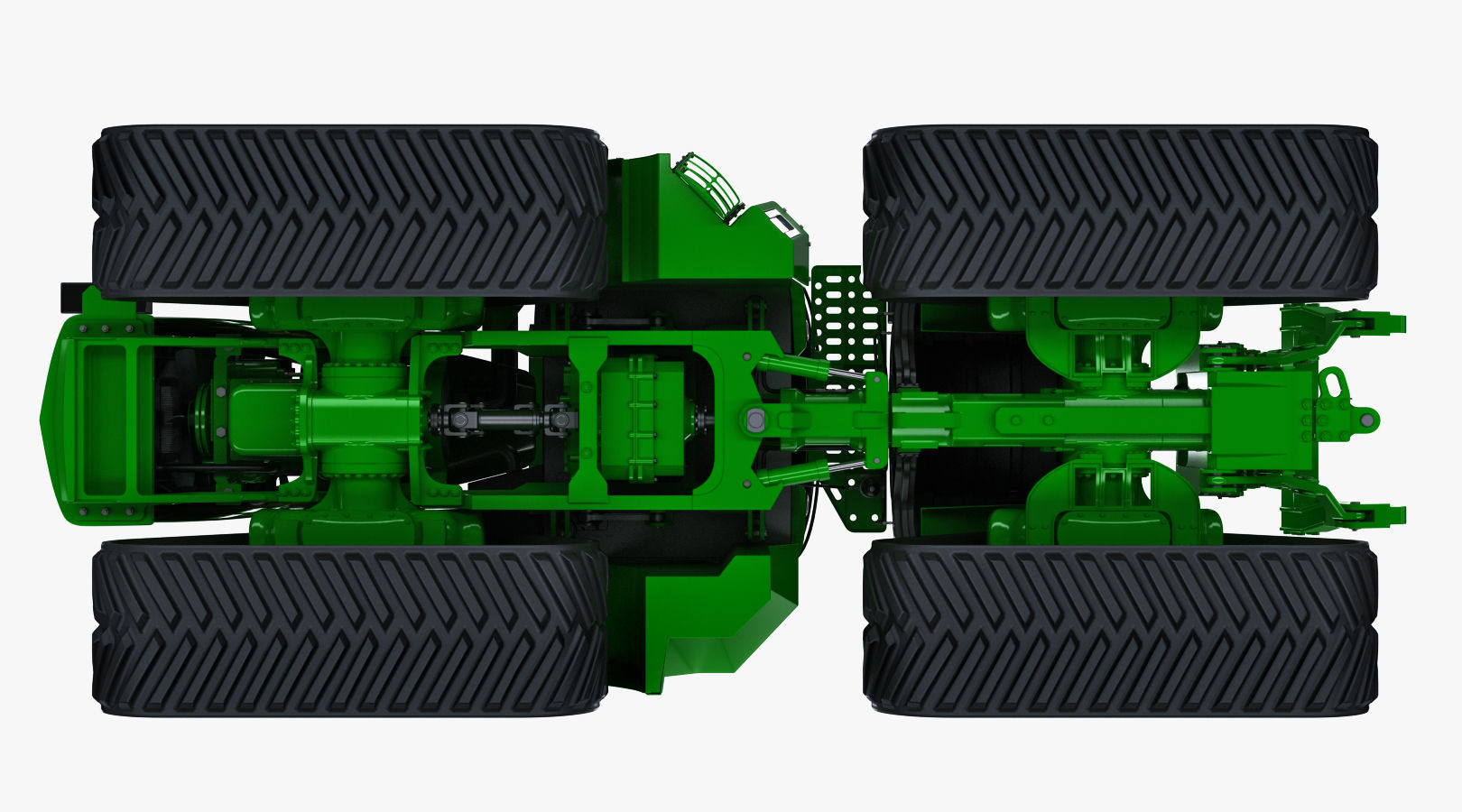 John Deere 9620 RX Tracked Power Tractor 3D model | CGTrader