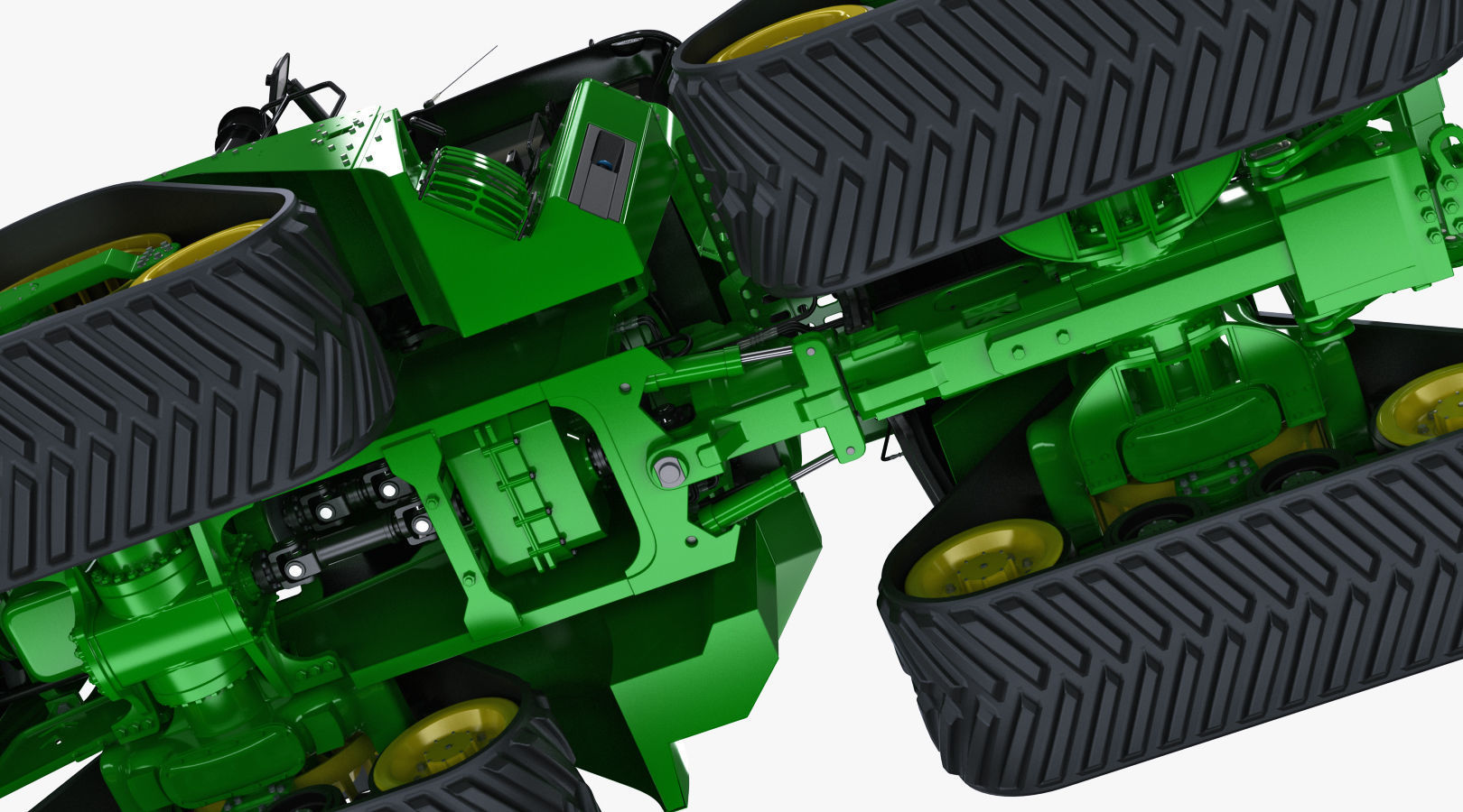 John Deere 9620 RX Tracked Power Tractor 3D model | CGTrader