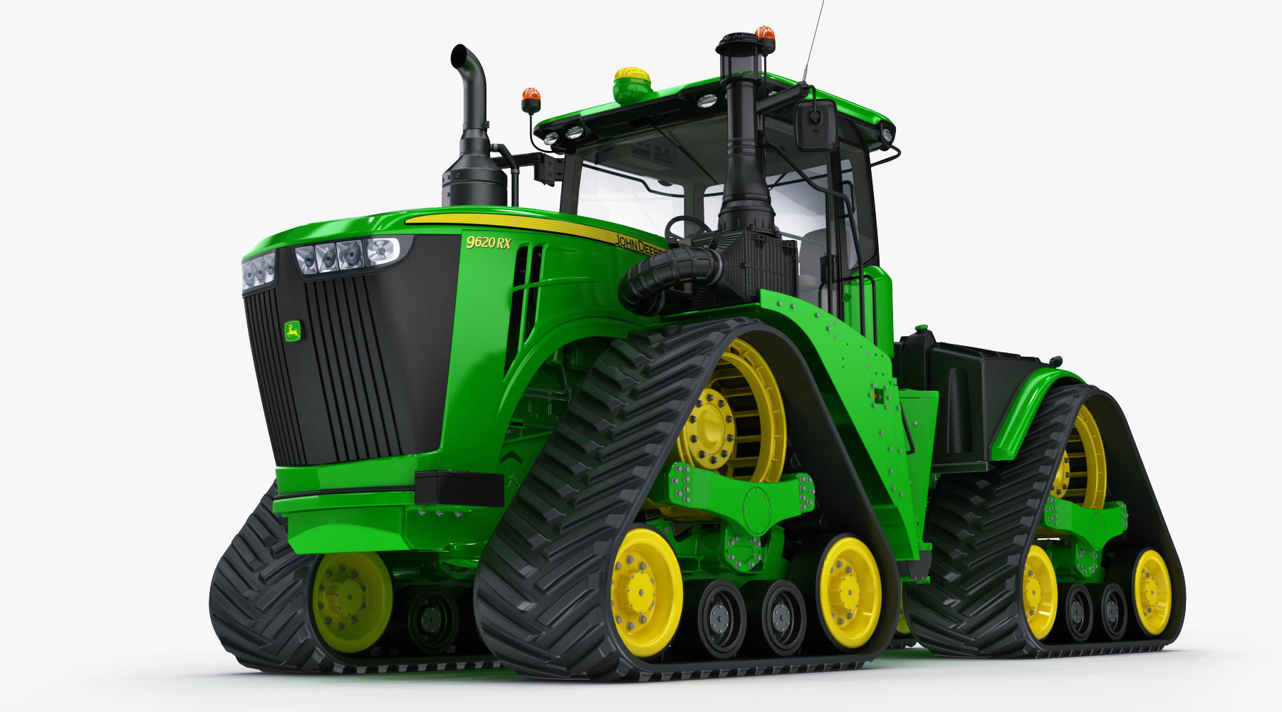 John Deere 9620 RX Tracked Power Tractor 3D model | CGTrader