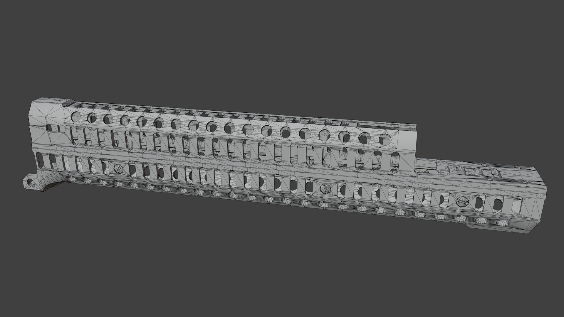 3D model Zenitco Sport 12U Handguard VR / AR / low-poly | CGTrader