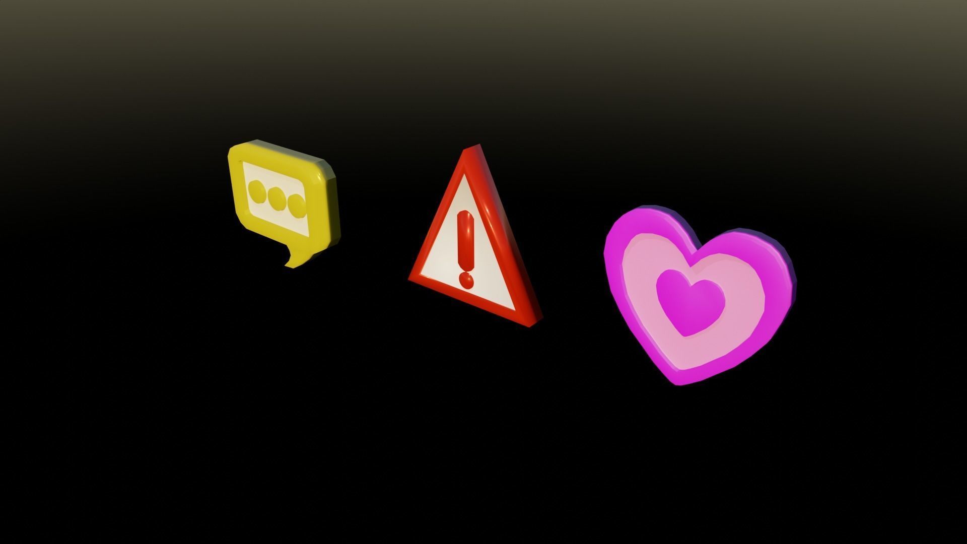 Low Poly Visual Sign free VR / AR / low-poly 3D model | CGTrader