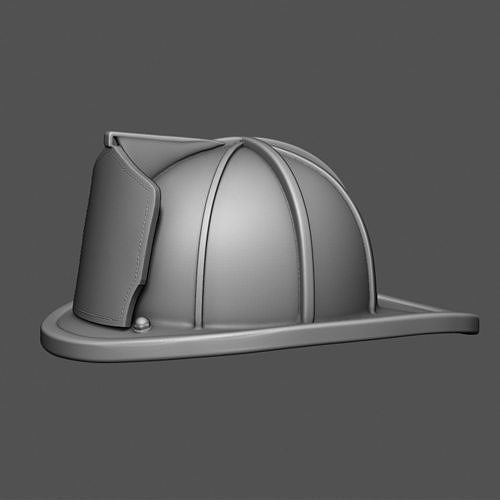 FIREFIGHTER HELMET 3D model 3D printable | CGTrader