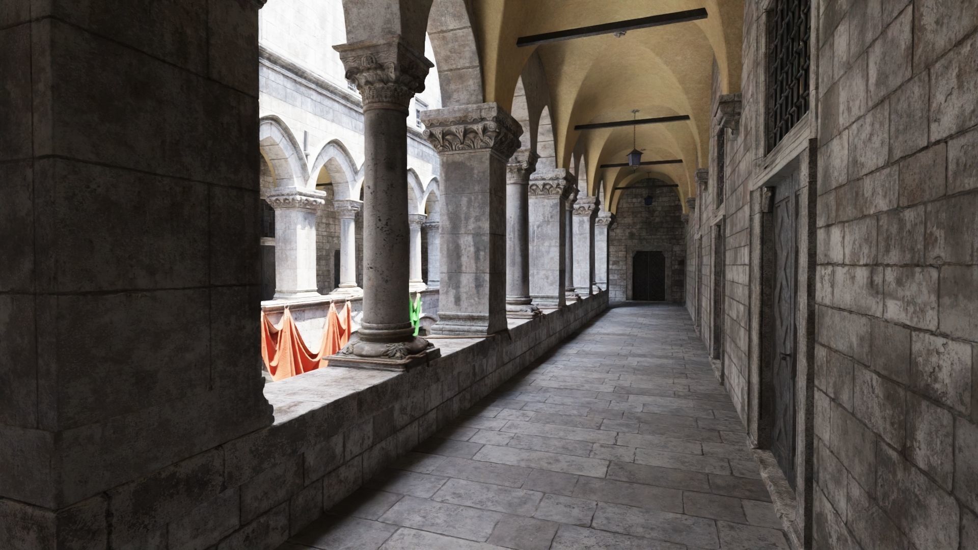 Sponza Atrium 2022 free 3D model | CGTrader