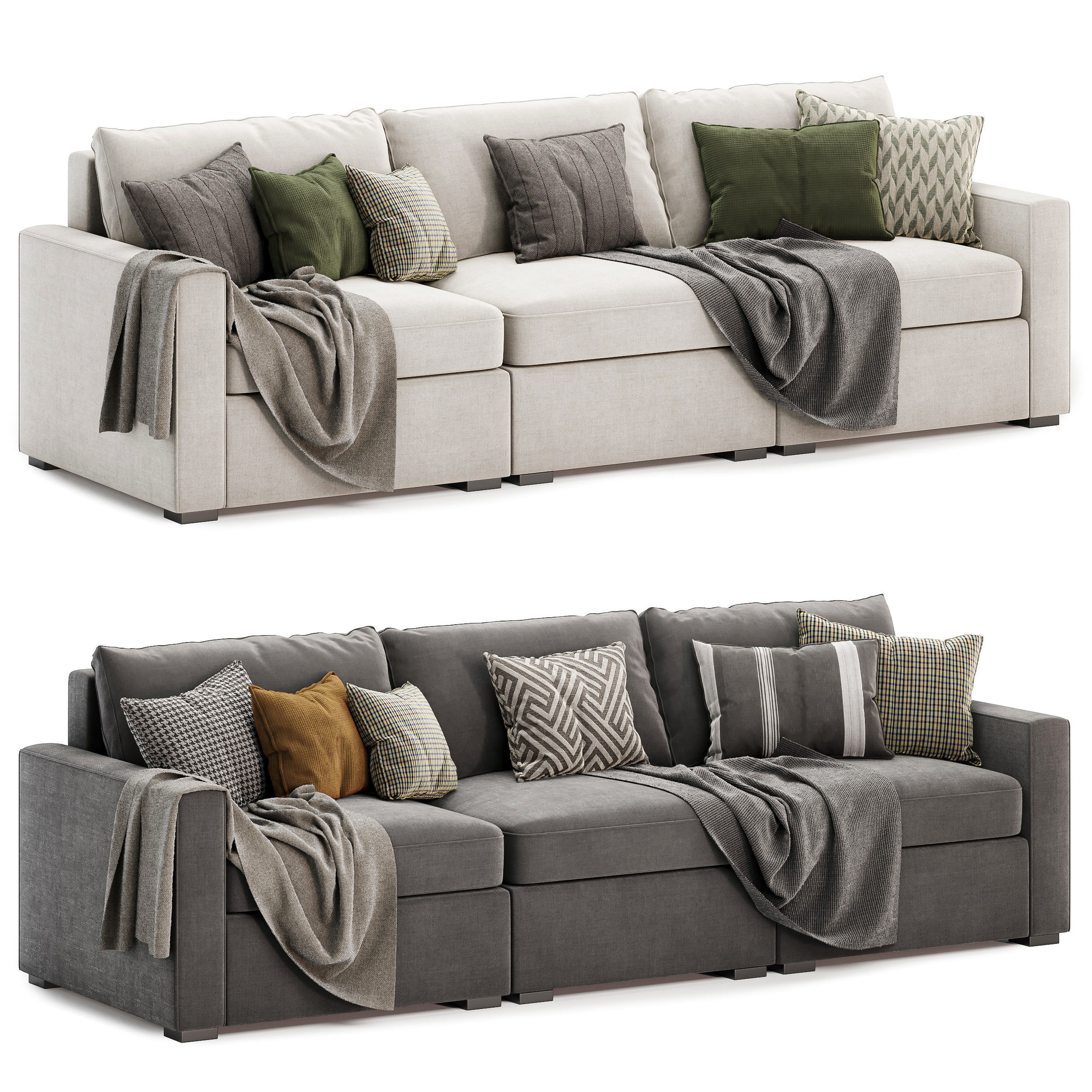 Maxwell modular sofa 3D model | CGTrader