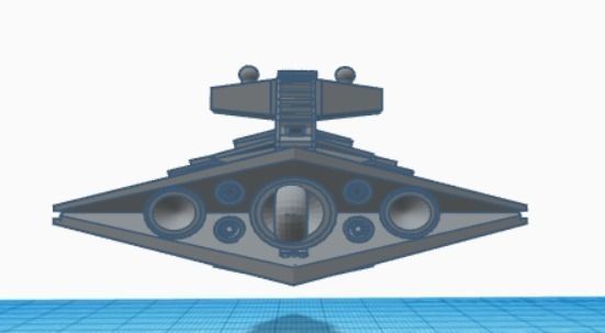 star destroyer keychain 3D model 3D printable | CGTrader