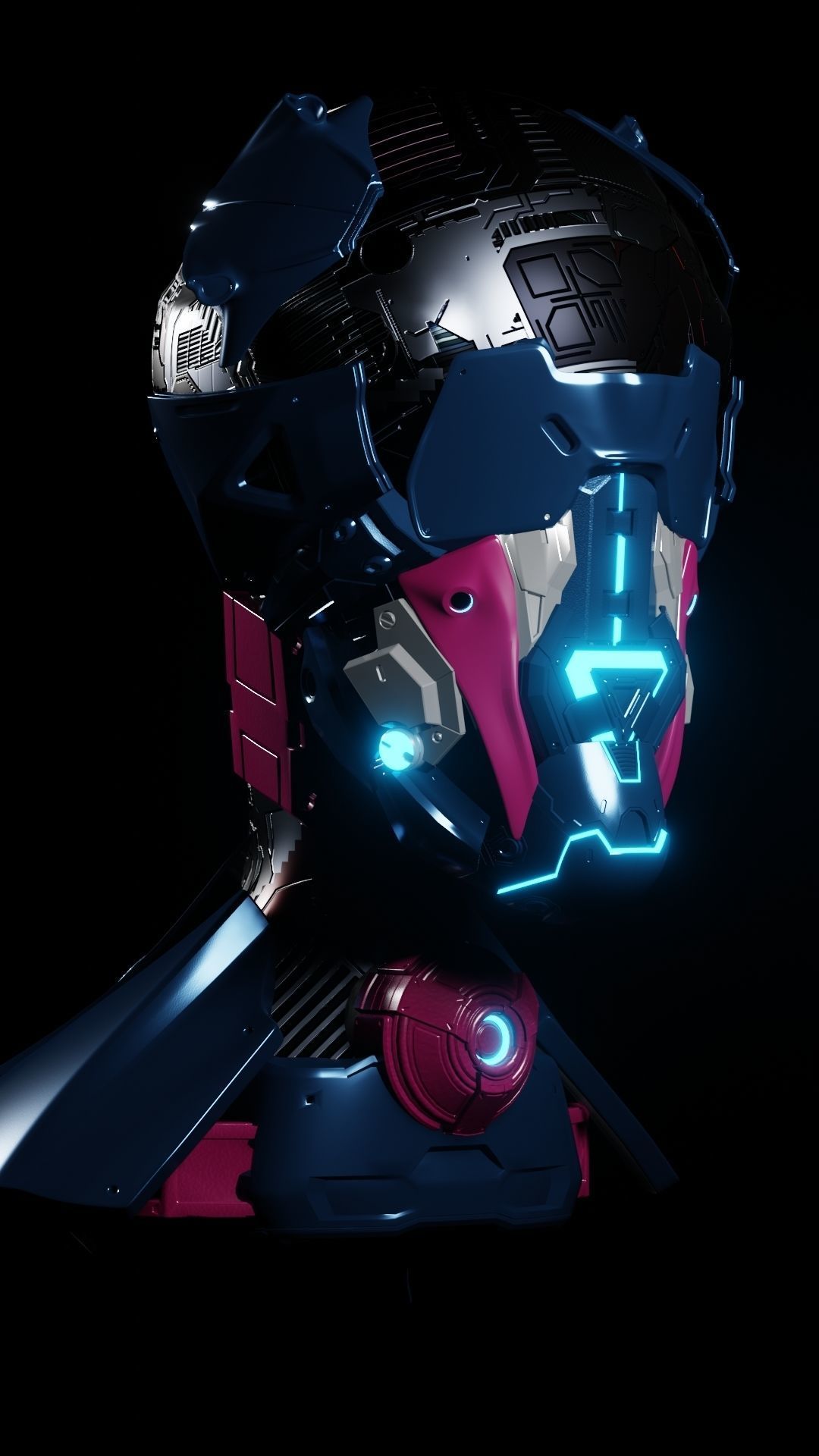 Cyborg 007 3D model | CGTrader