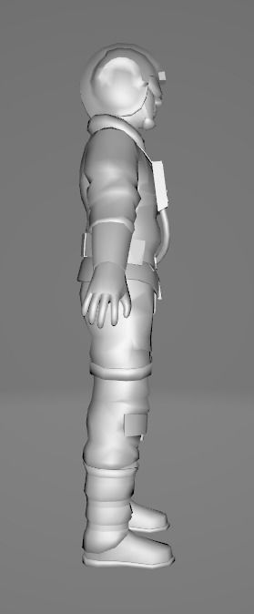 3D model STAR WARS Rebel Pilot - Low Poly Game - Battlefield - FBX ...