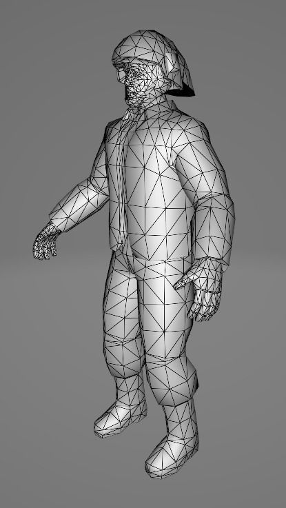 3D model STAR WARS Rebel Soldier - Low Poly Game - FBX MODEL VR / AR ...