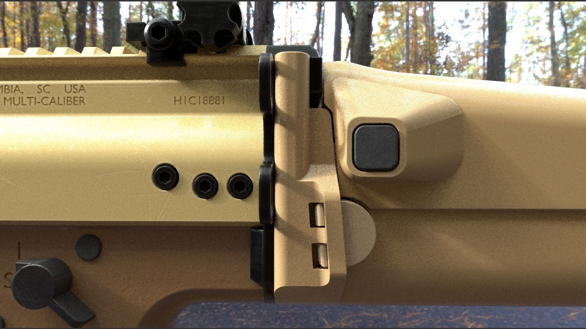 FN SCAR 17S NRCH 3D model | CGTrader