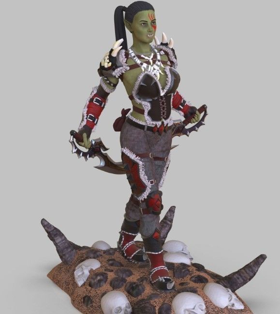 ORC GARONA HALFORCEN 3D model 3D printable | CGTrader
