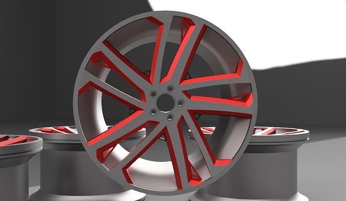Sport rim 8 - ultimax 3D model rigged | CGTrader