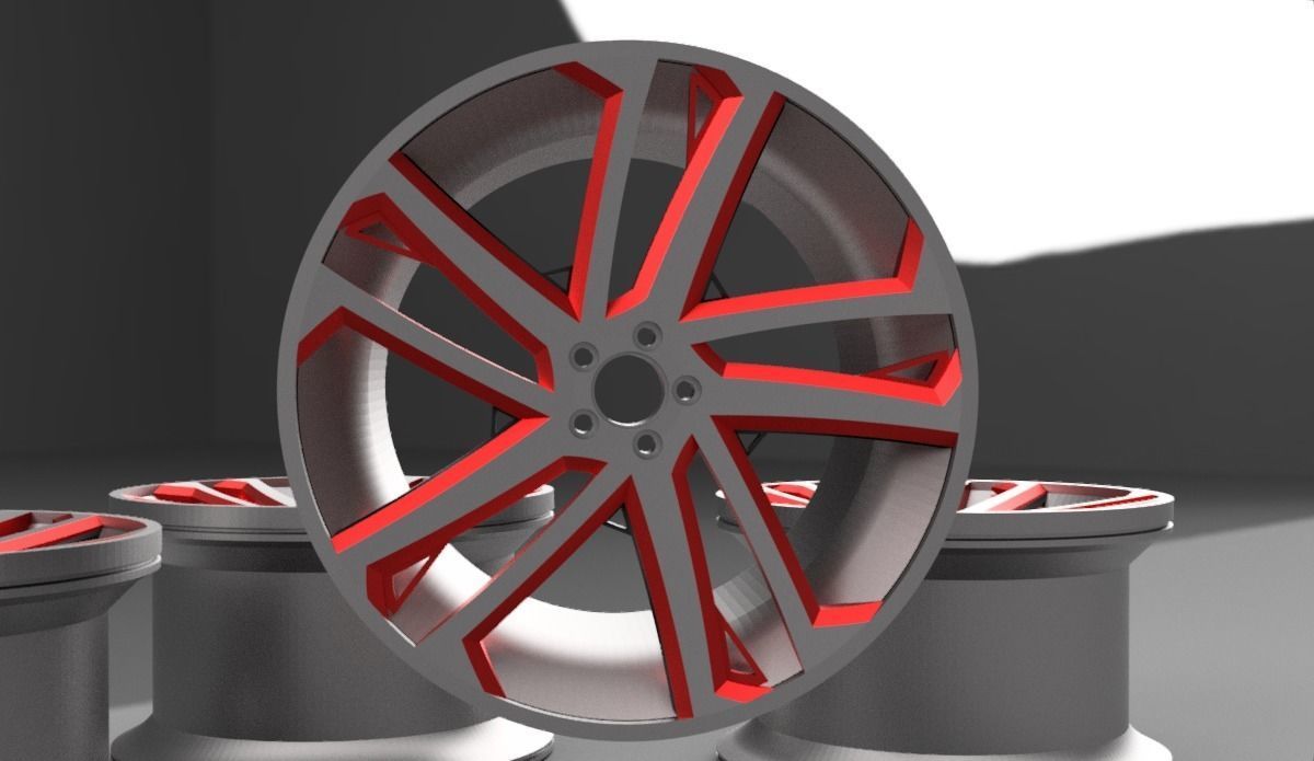 Sport rim 8 - ultimax 3D model rigged | CGTrader