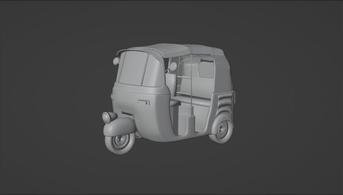 3D model auto rickshaw indian VR / AR / low-poly | CGTrader