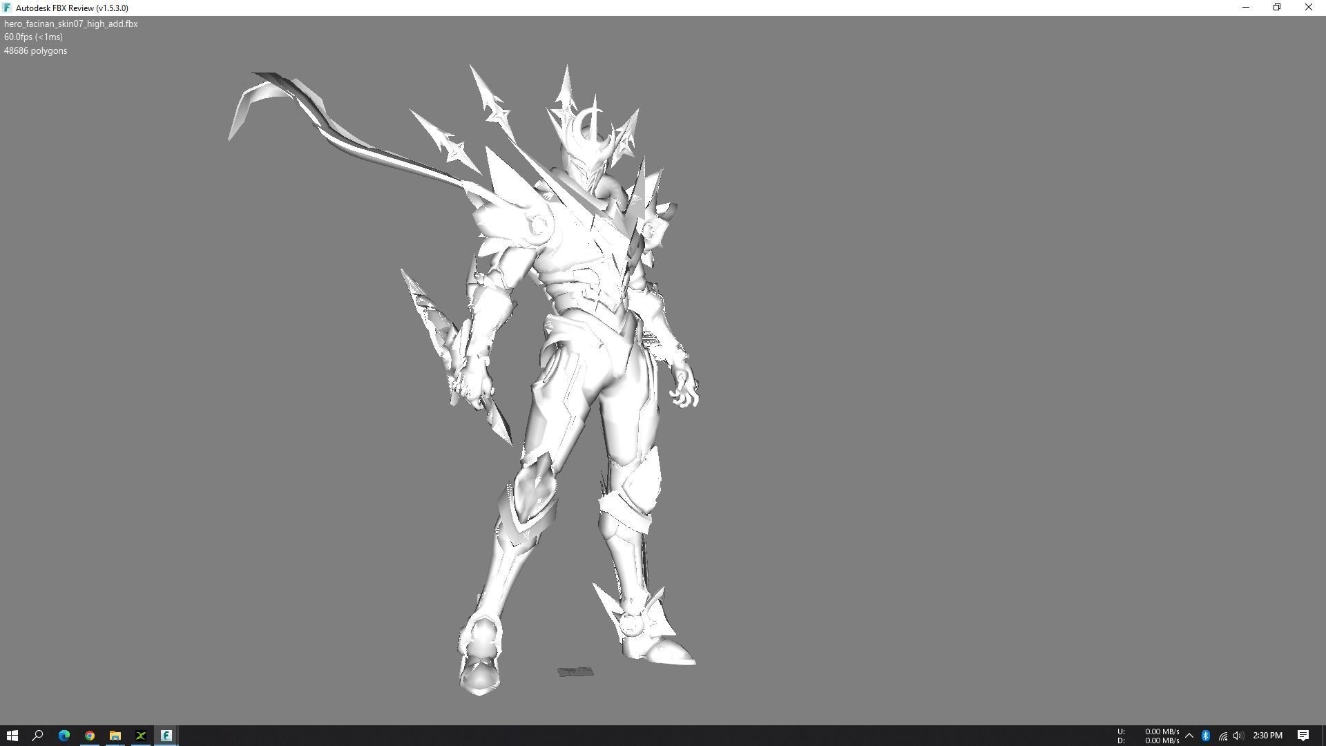 Gussion Cosmic Gleam Skin 3D model animated rigged | CGTrader