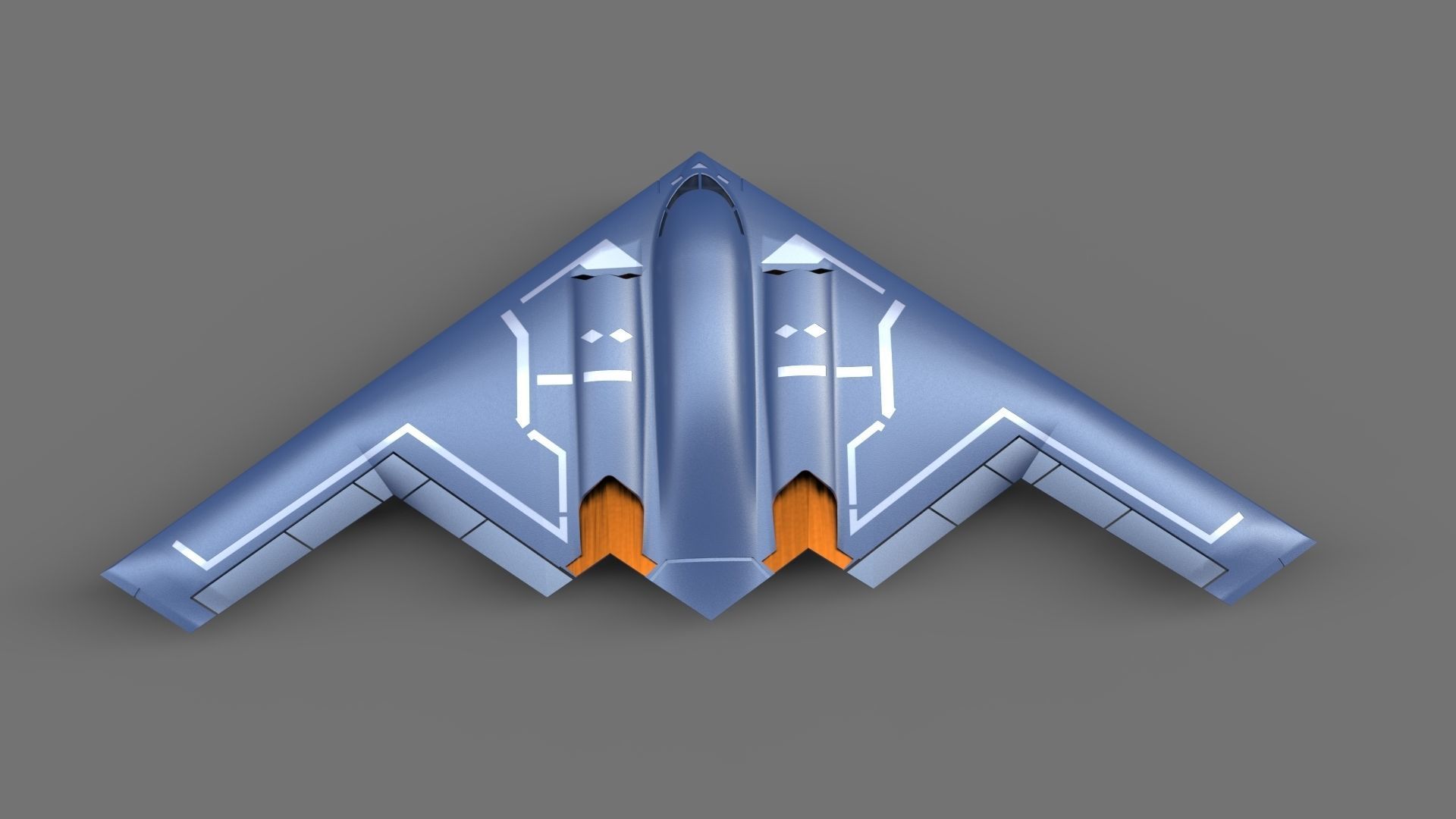 Northrop Grumman B-2 Spirit 3D model 3D printable | CGTrader