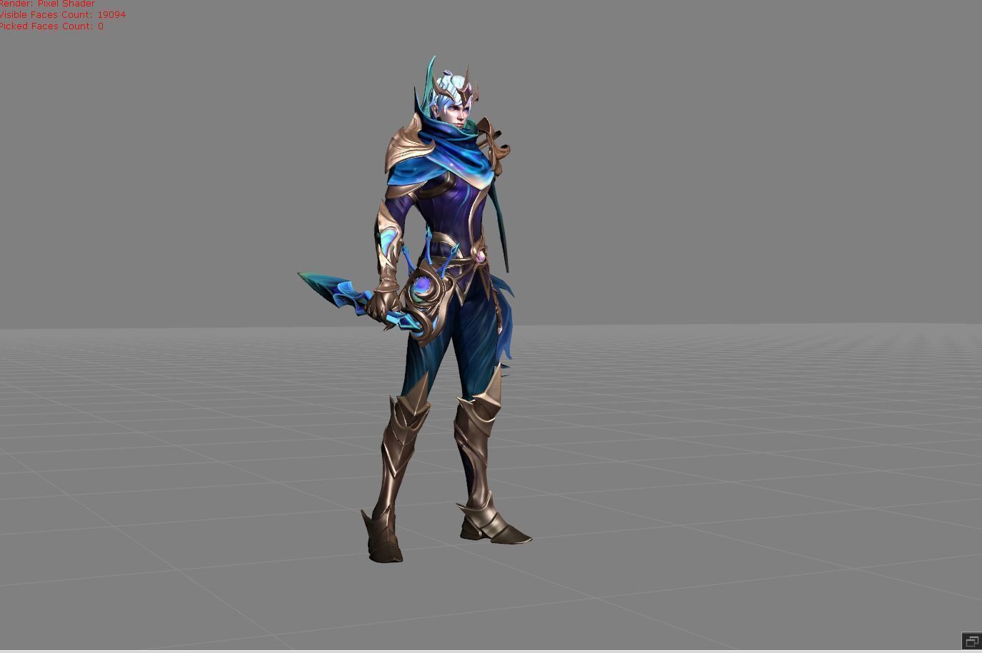 3D model Gussion Skin 9 VR / AR / low-poly | CGTrader