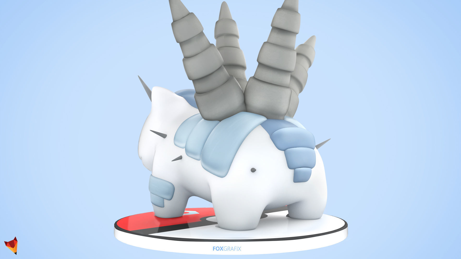 3D model Pokemon Bulbasaur Steel Type Concept VR / AR / low-poly | CGTrader