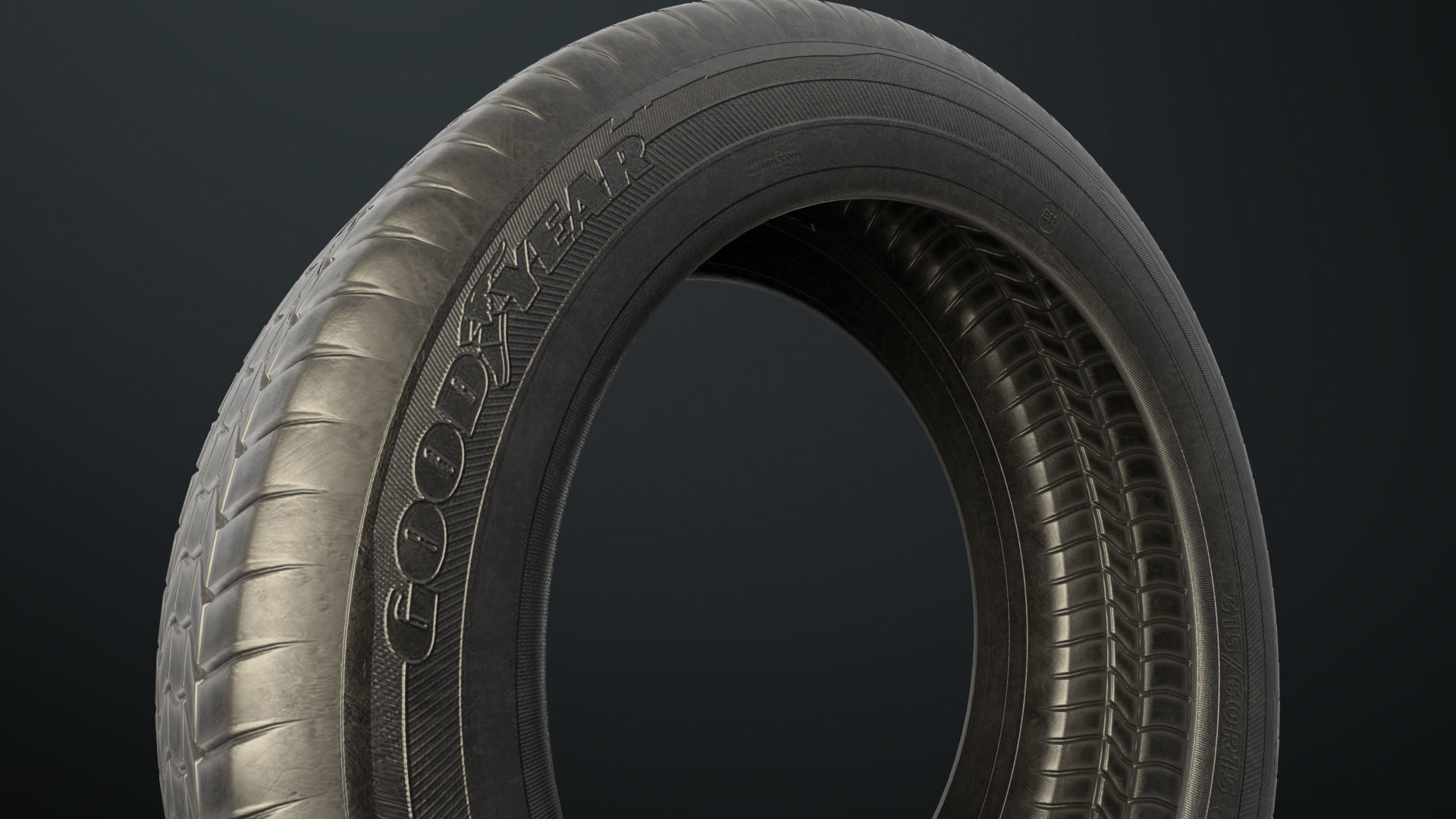 3D model Low Poly Tire VR / AR / low-poly | CGTrader