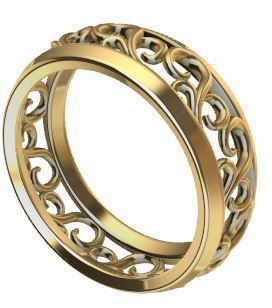 Patterned Ring 3D model Texture Texture | CGTrader