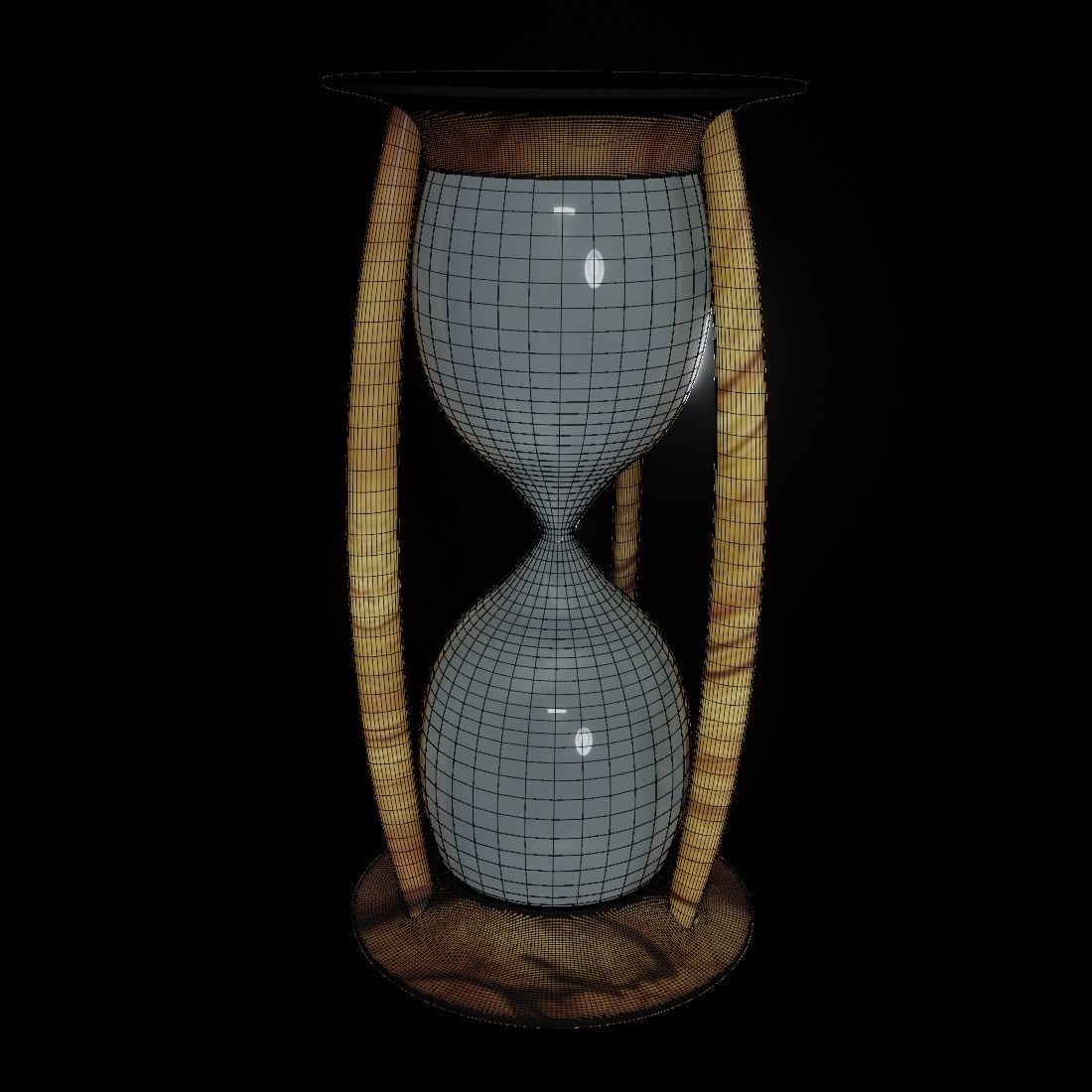 Hourglass sandglass 3D model | CGTrader