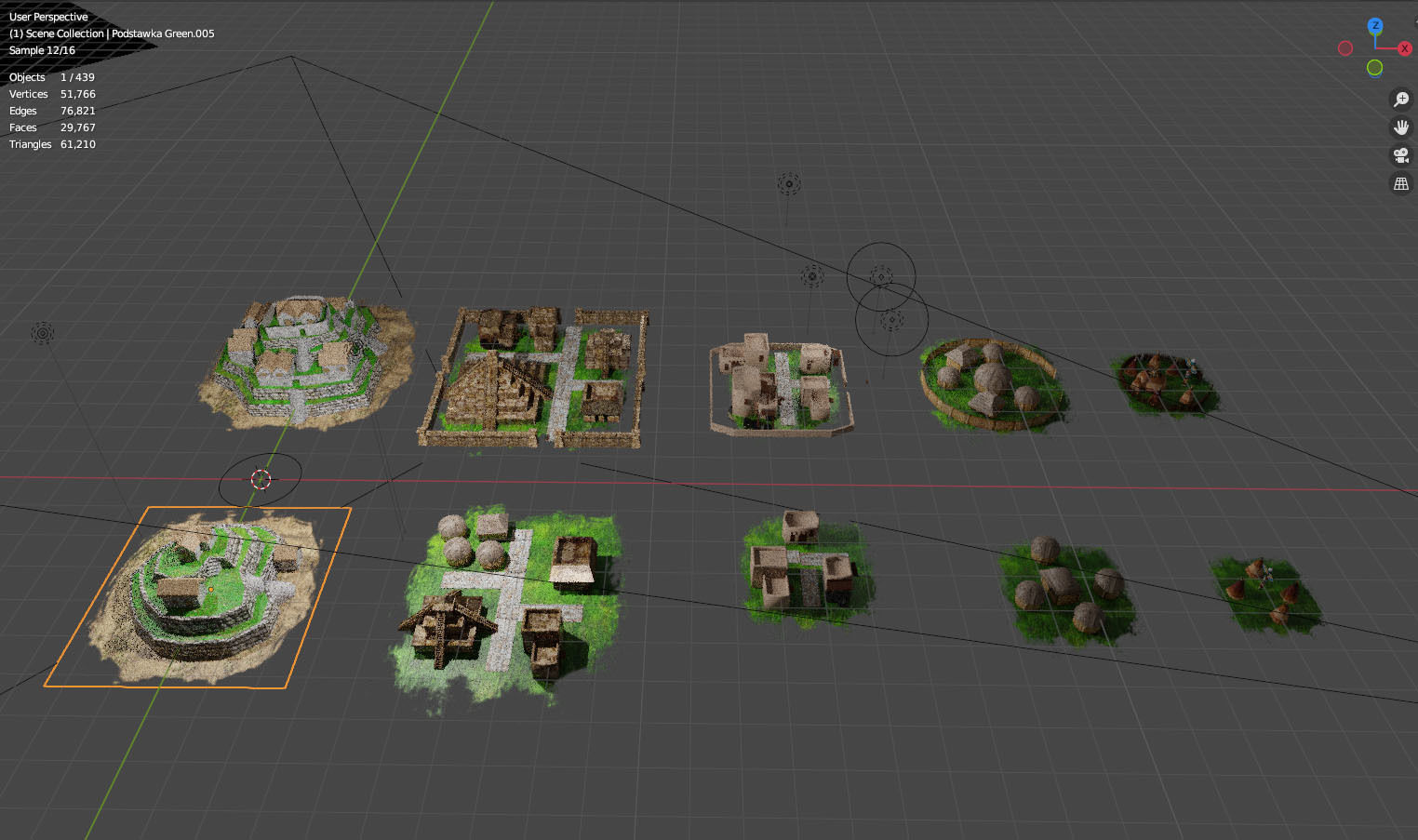 3D model Native American Settlements VR / AR / low-poly | CGTrader