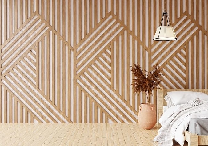 Wall wood seamless set2 V16 3D model | CGTrader