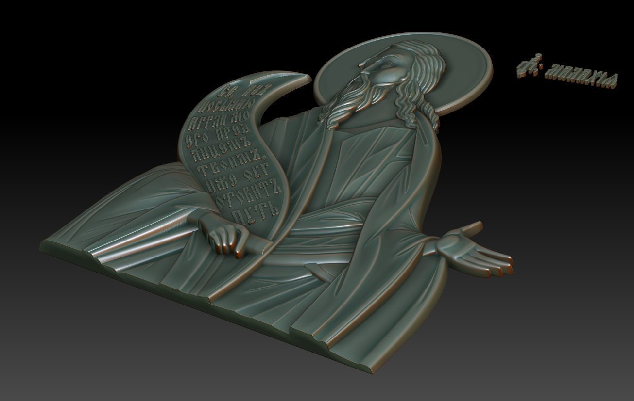 Prophet Malachi 3D model | CGTrader