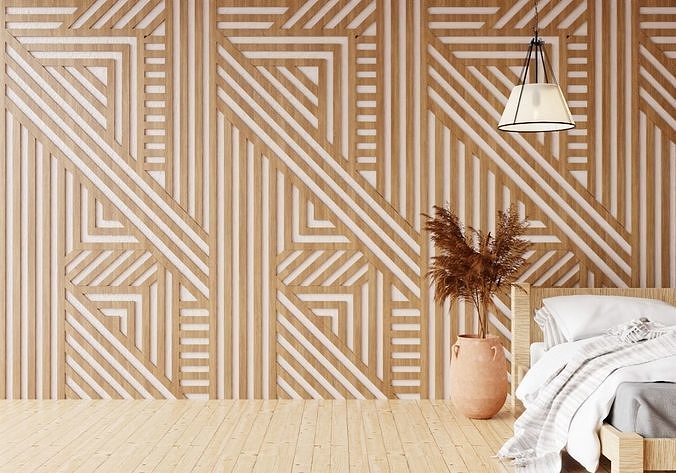 Wall wood seamless set2 V20 3D model | CGTrader