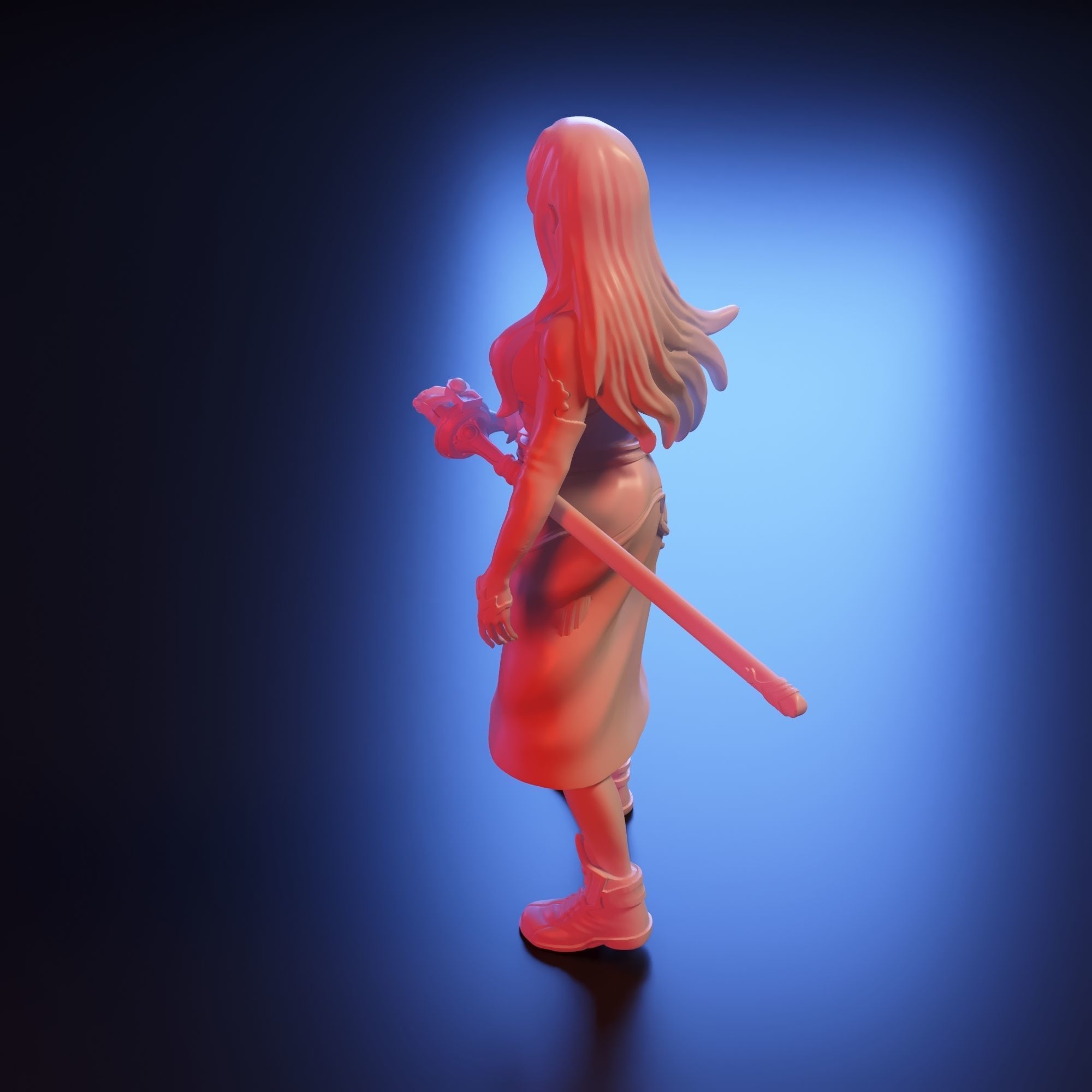 Anime Yuuki Asuna 3D model 3D printable | CGTrader