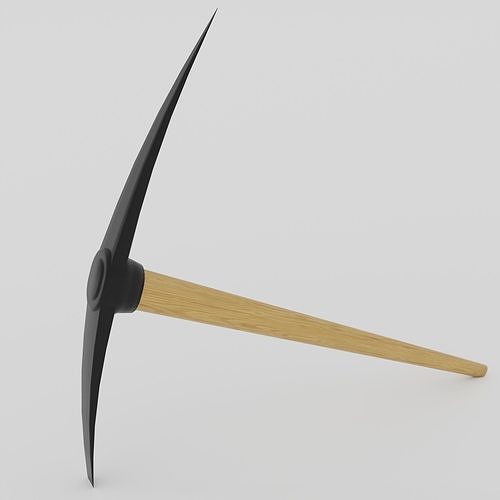Pickaxe 01 3D model | CGTrader