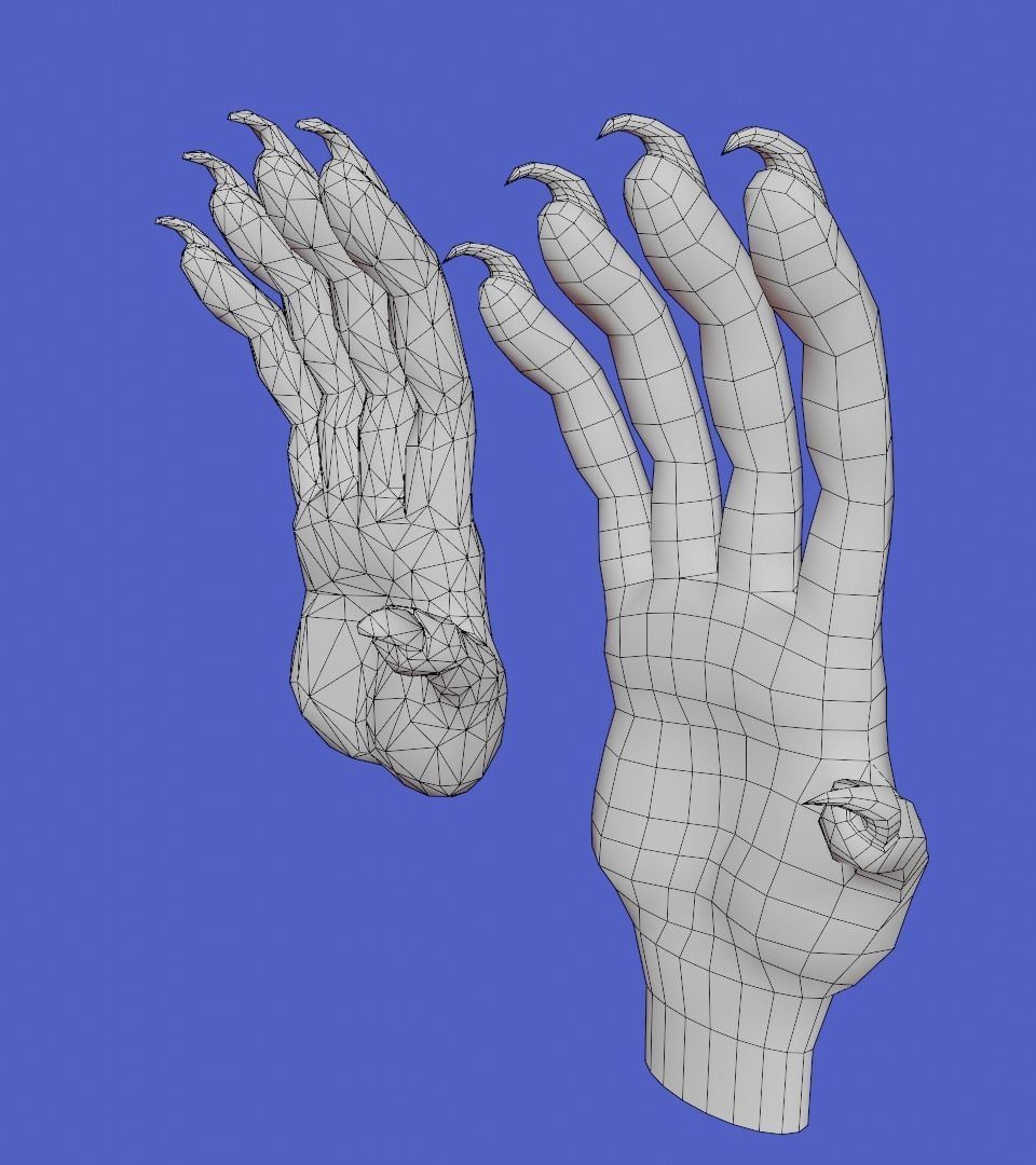 3D model Cartoon Hand VR / AR / low-poly | CGTrader