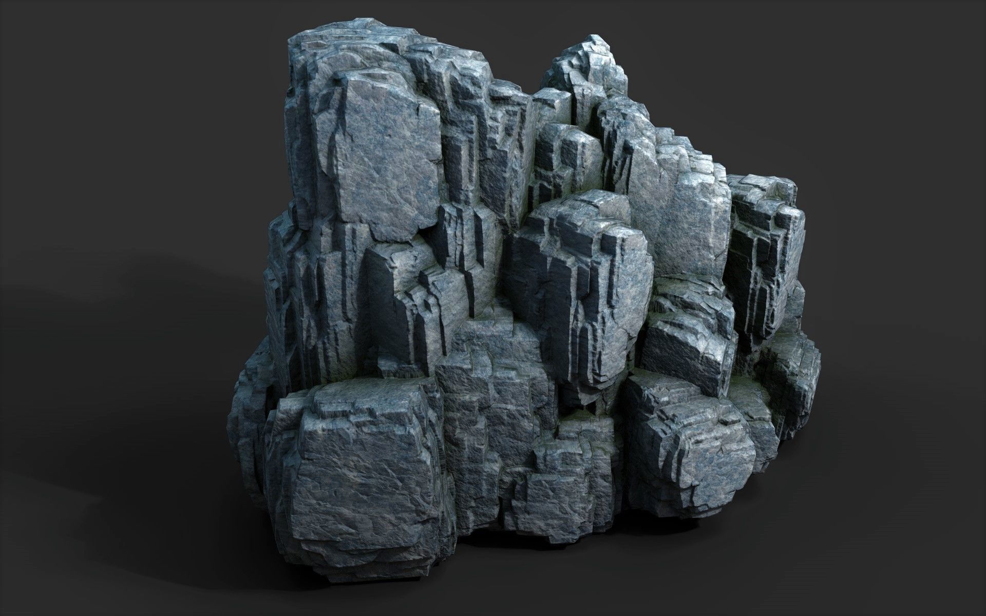 3D model Cliff VR / AR / low-poly | CGTrader