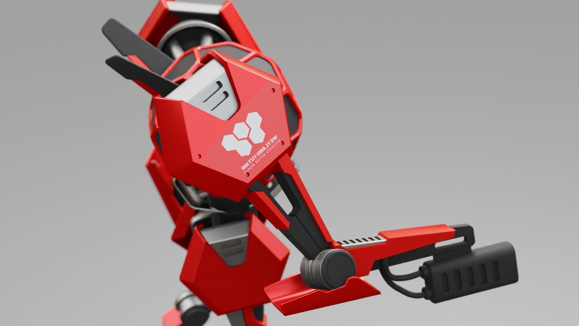 HEXA MOSQUITO DROID rigged character 3D model rigged | CGTrader