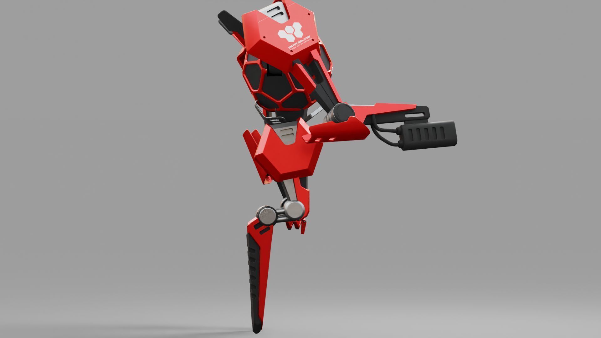 HEXA MOSQUITO DROID rigged character 3D model rigged | CGTrader
