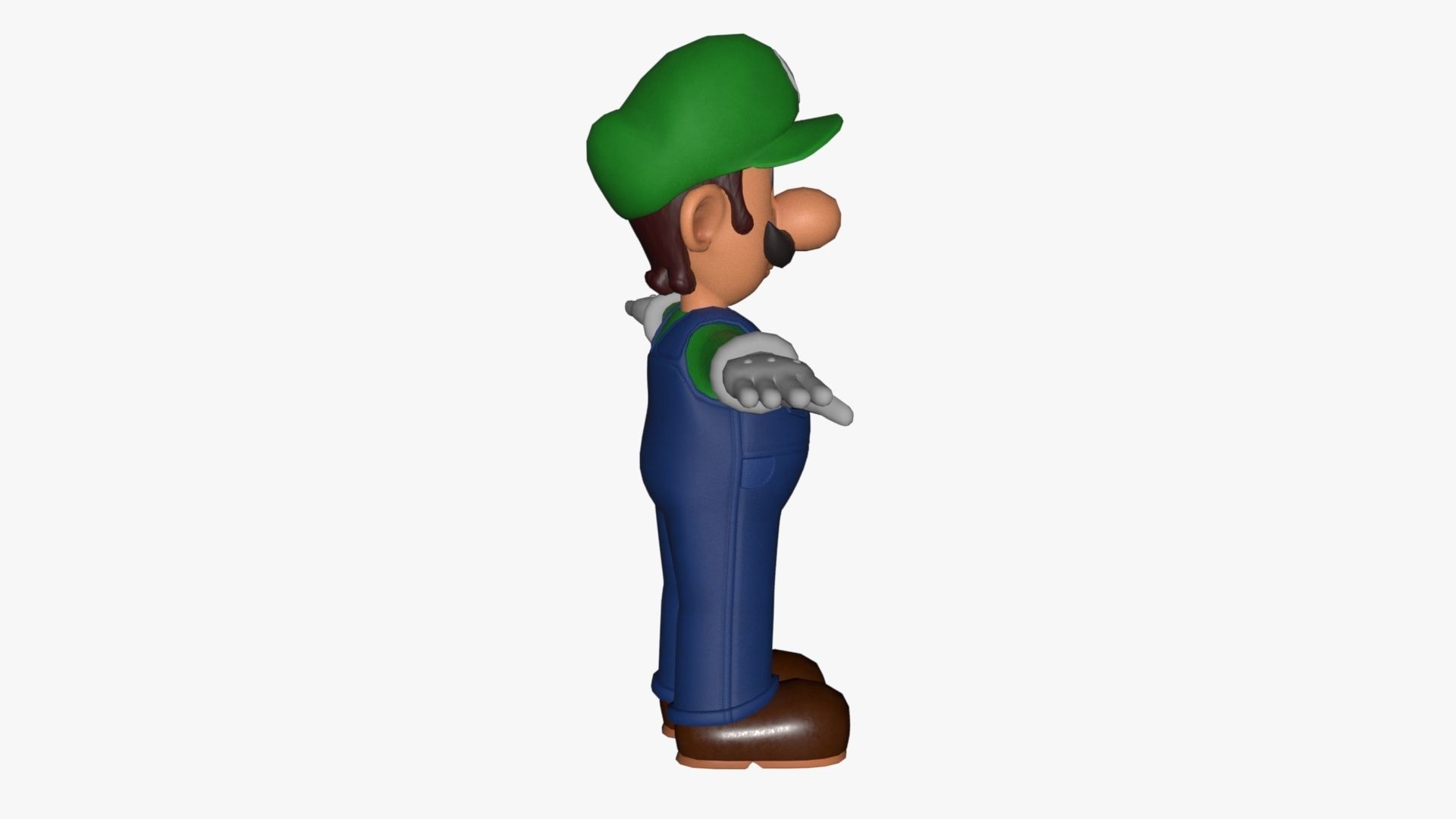 3D model Luigi From Super Mario Game VR / AR / low-poly | CGTrader