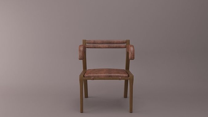 custom design leather chair 3D model | CGTrader