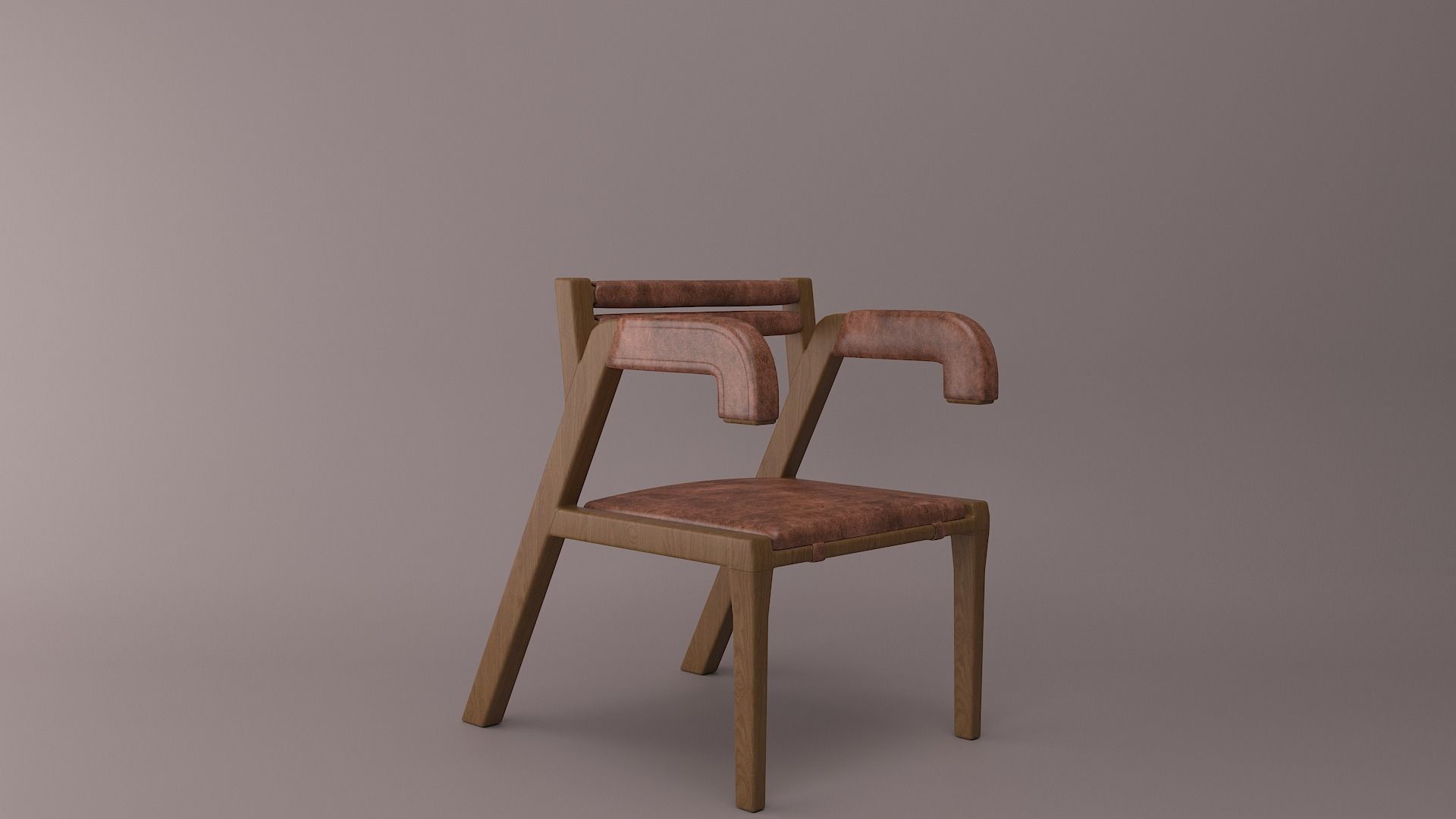 custom design leather chair 3D model | CGTrader