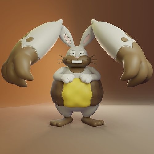 Pokemon - Diggersby 3D model 3D printable | CGTrader