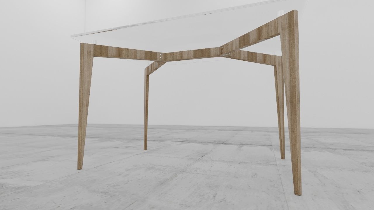 3D model mesa comedor VR / AR / low-poly | CGTrader