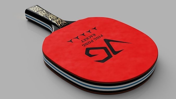 Ping Pong Racket 3D model | CGTrader