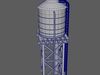 3D model reservoir 3d model PBR water tower VR / AR / low-poly | CGTrader