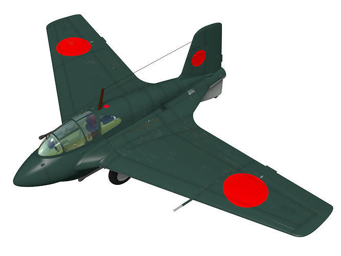 Mitsubishi J8M Ki-200 Syusui 3D model | CGTrader