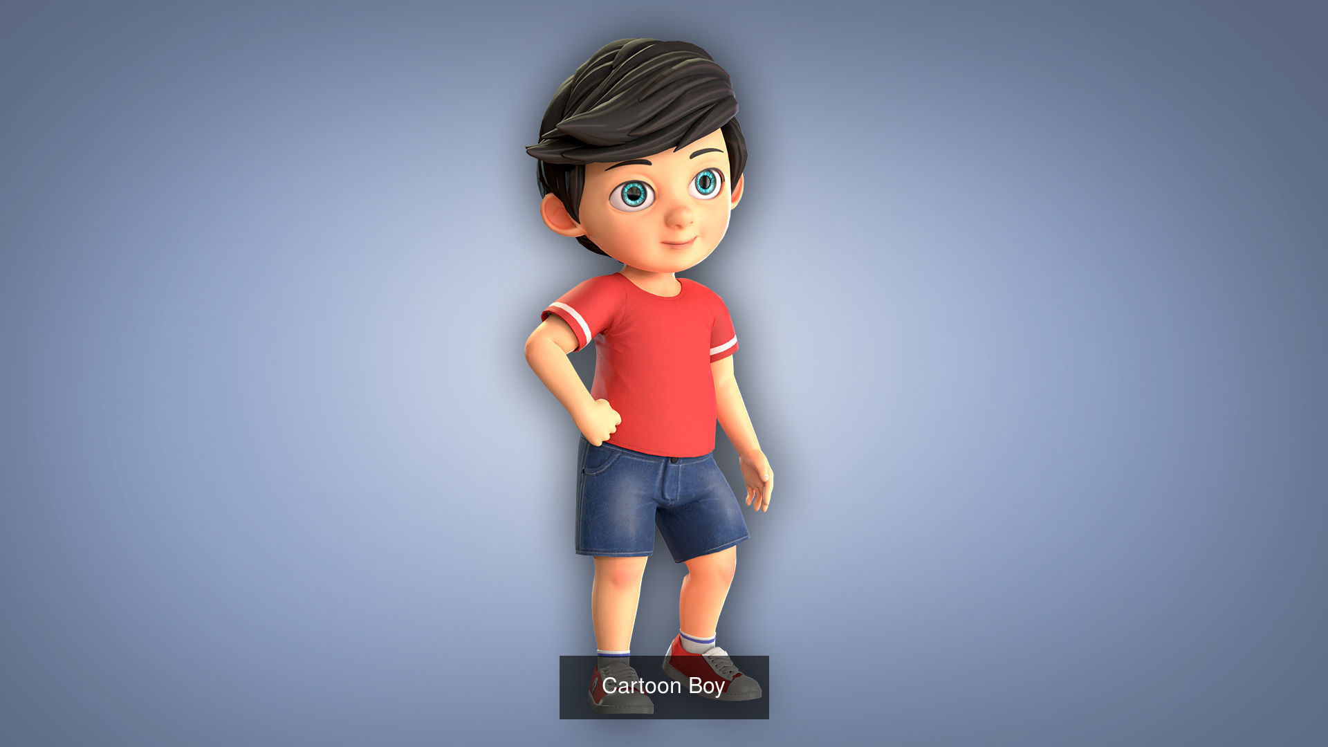3D Model Collection Cartoon Kids VR / AR / low-poly | CGTrader