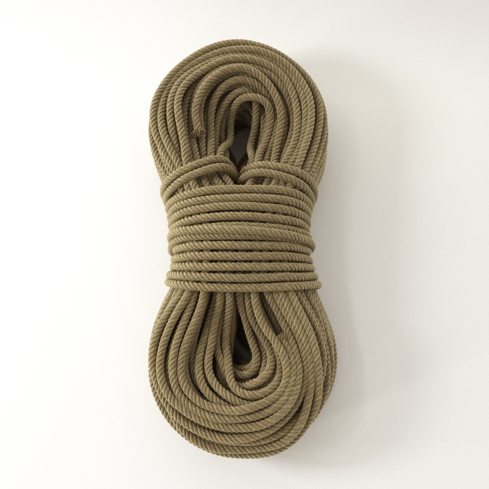 coiled rope 3d model free 3D model | CGTrader