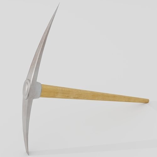 Pickaxe 02 3D model | CGTrader