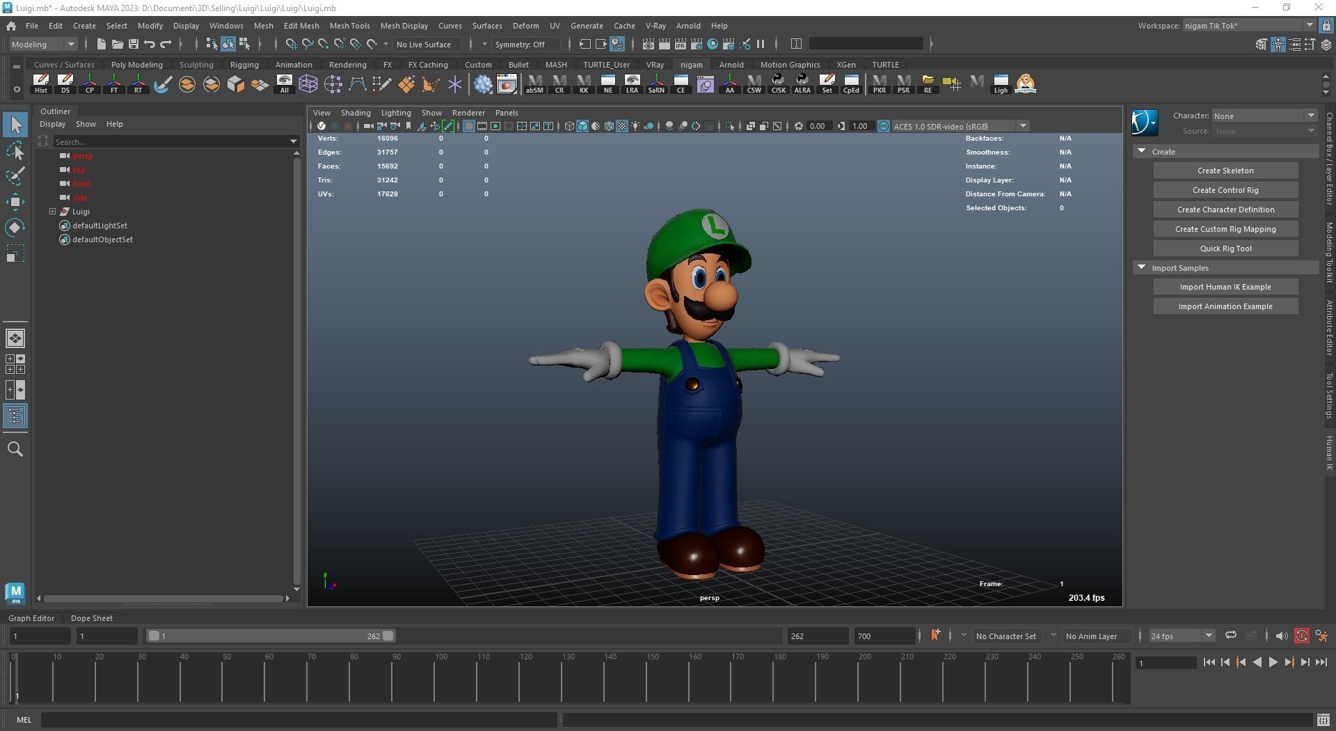 3D model Mario And Luigi VR / AR / low-poly | CGTrader