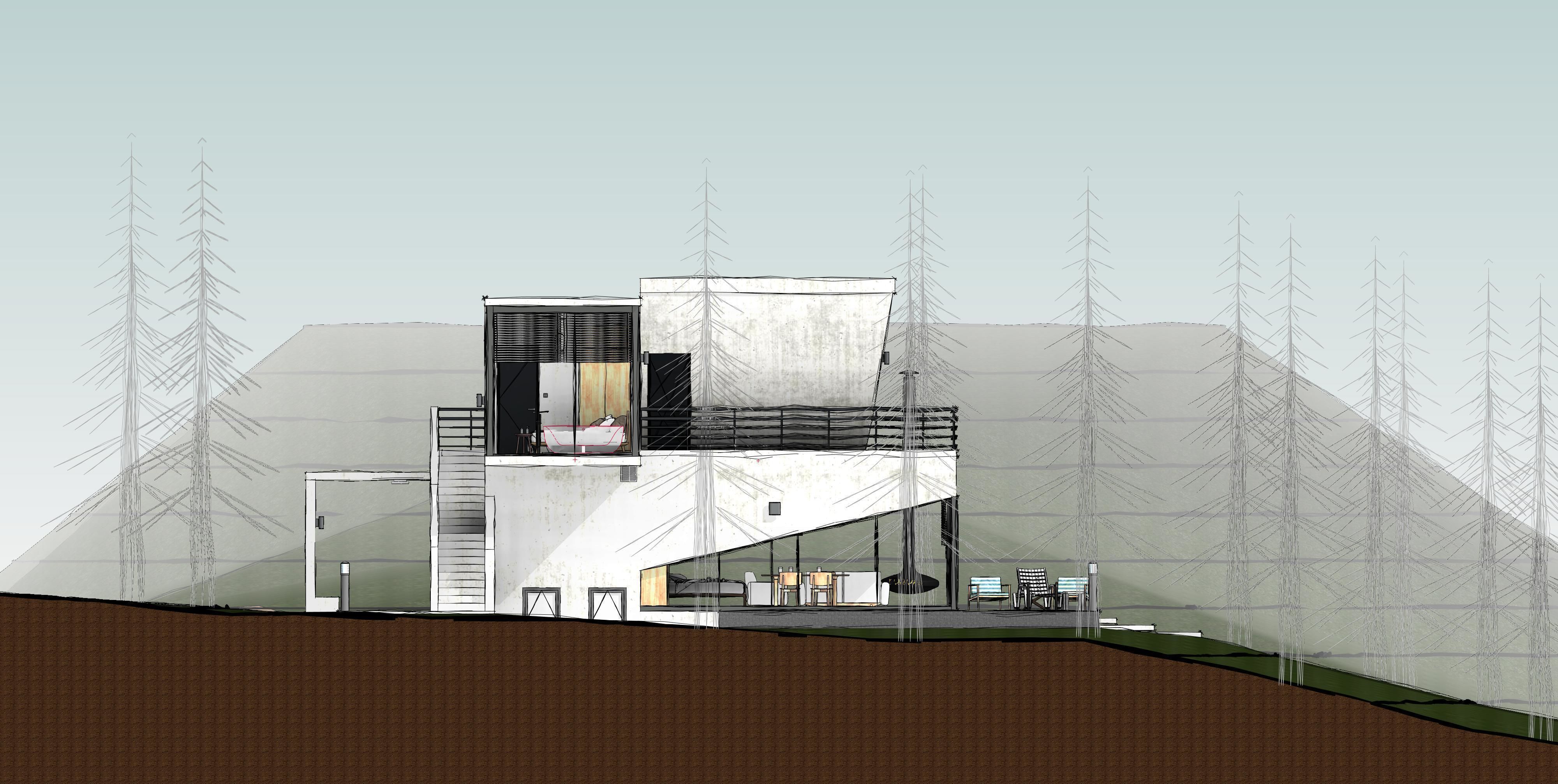 Native Revit Forest House 3D model | CGTrader