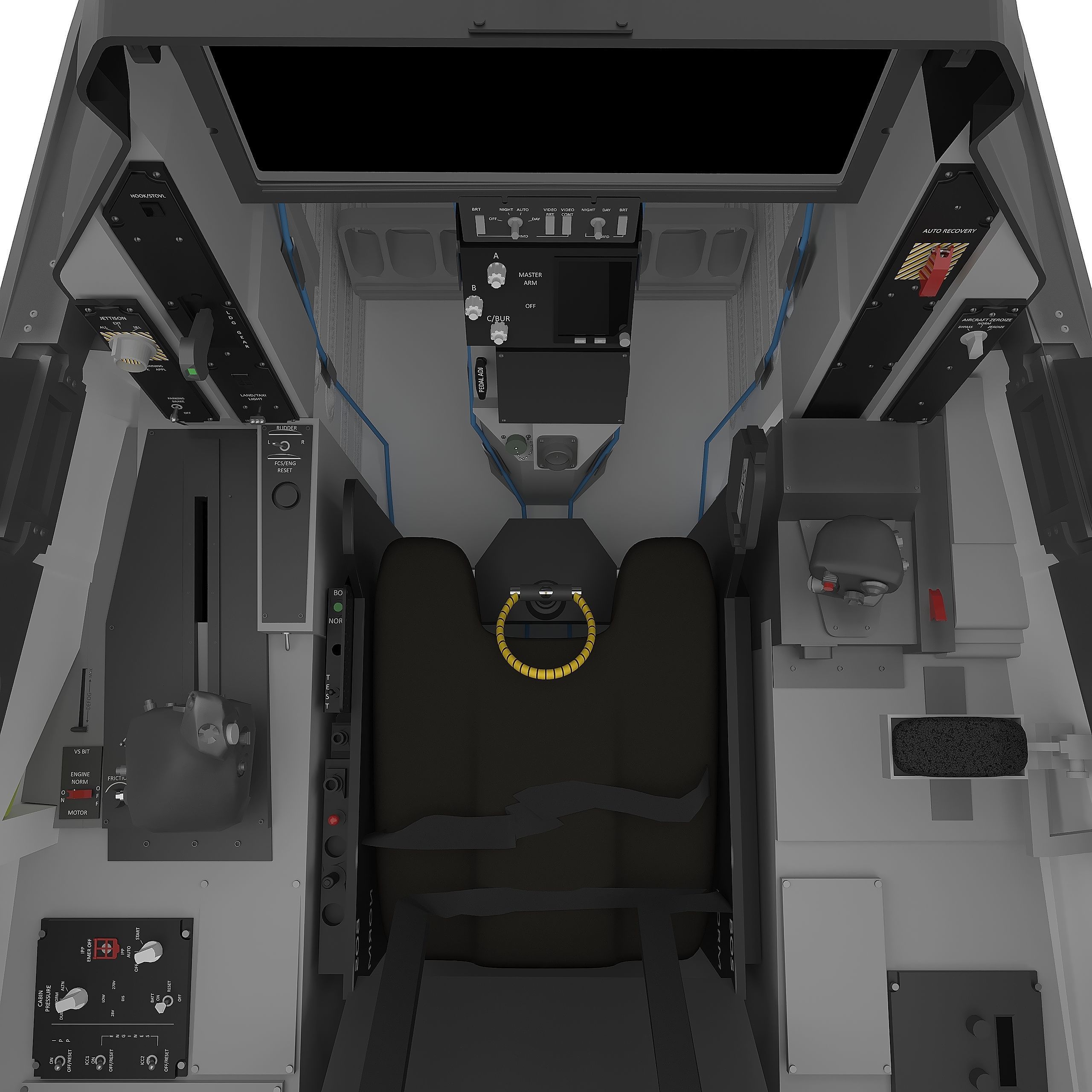 F-35 Cockpit 3D model animated | CGTrader